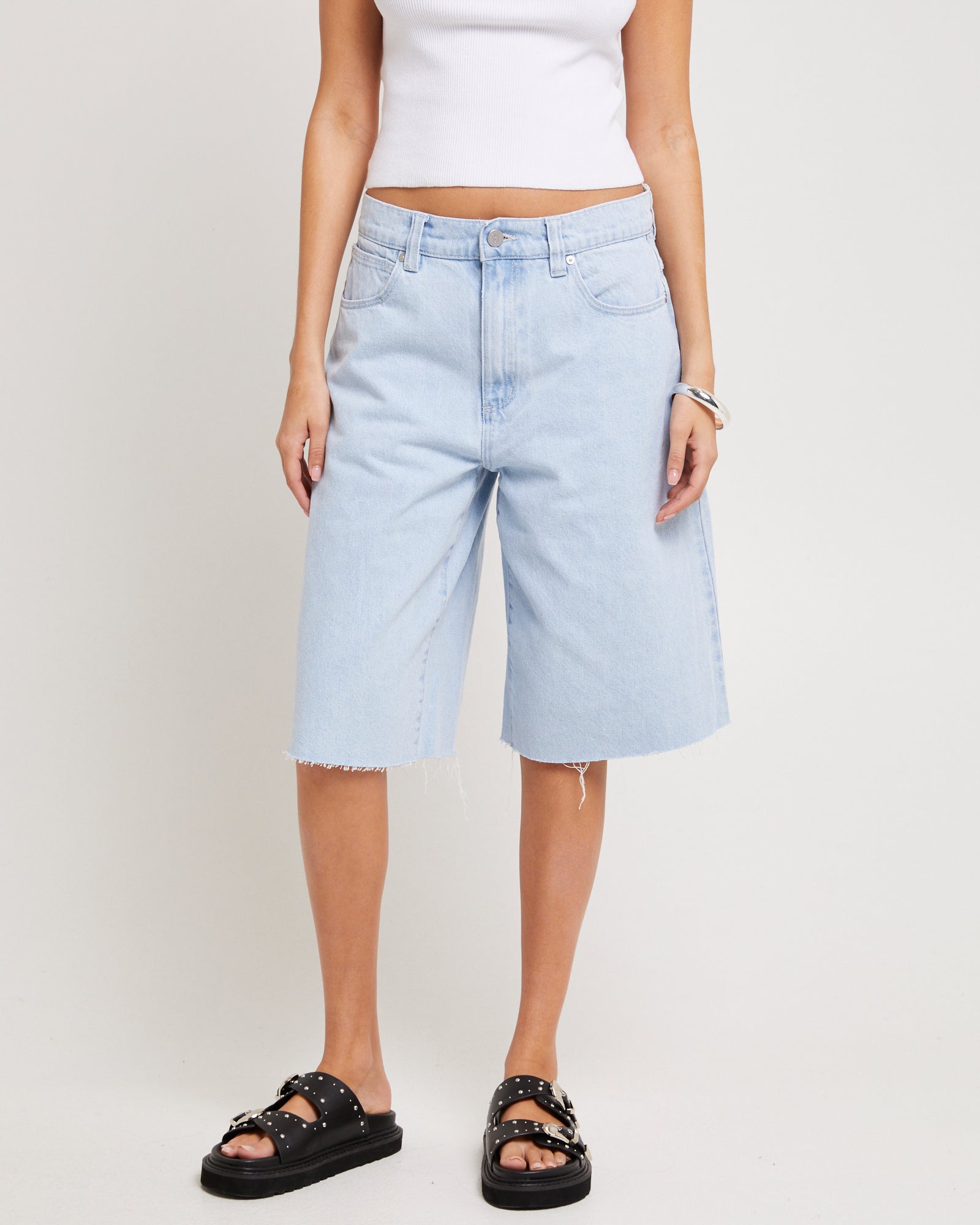95 Mid Super Baggy Denim Jorts Kate – General Pants Co.