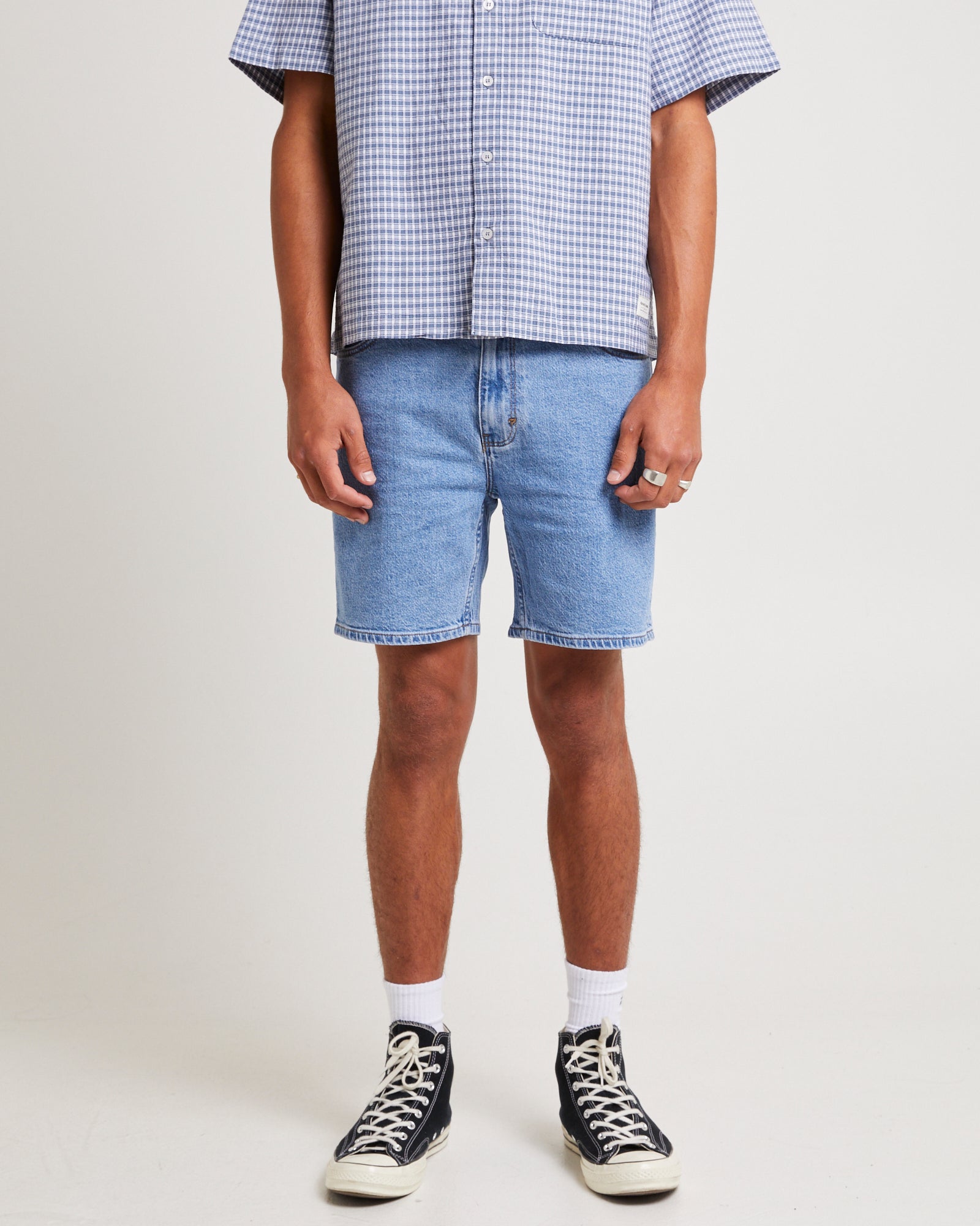 A2 Slim Denim Shorts Simon – General Pants Co.