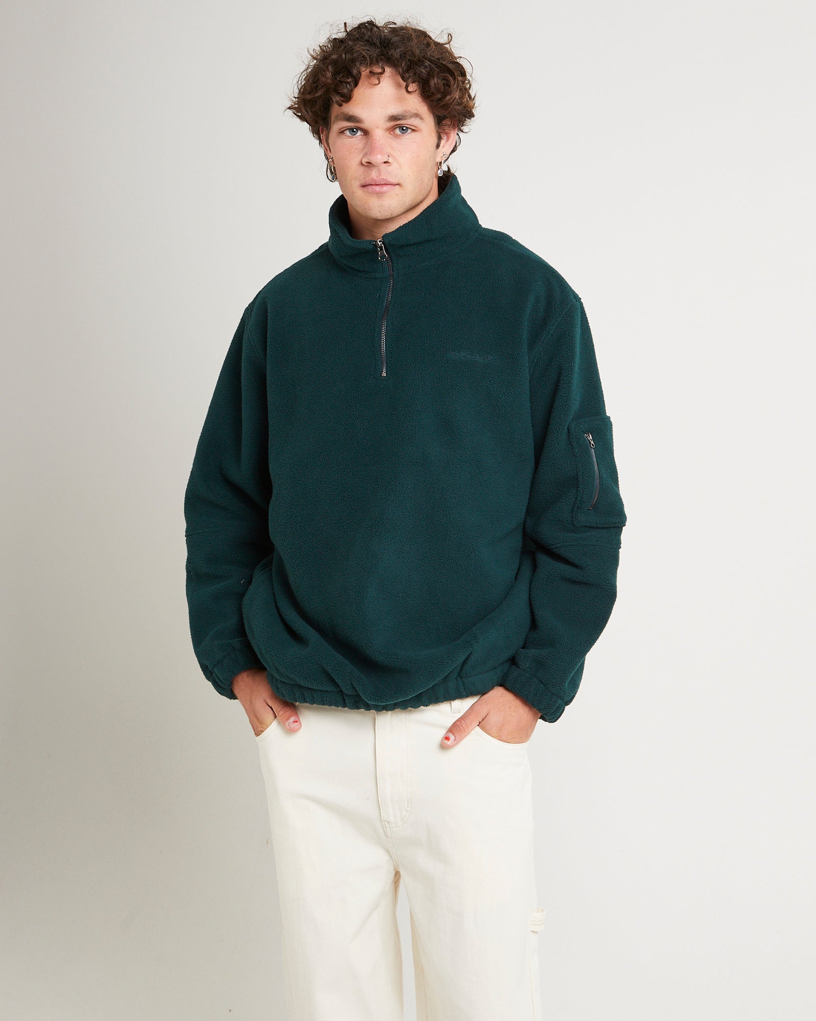 Script Sherpa 1/4 Zip Jumper – General Pants Co.