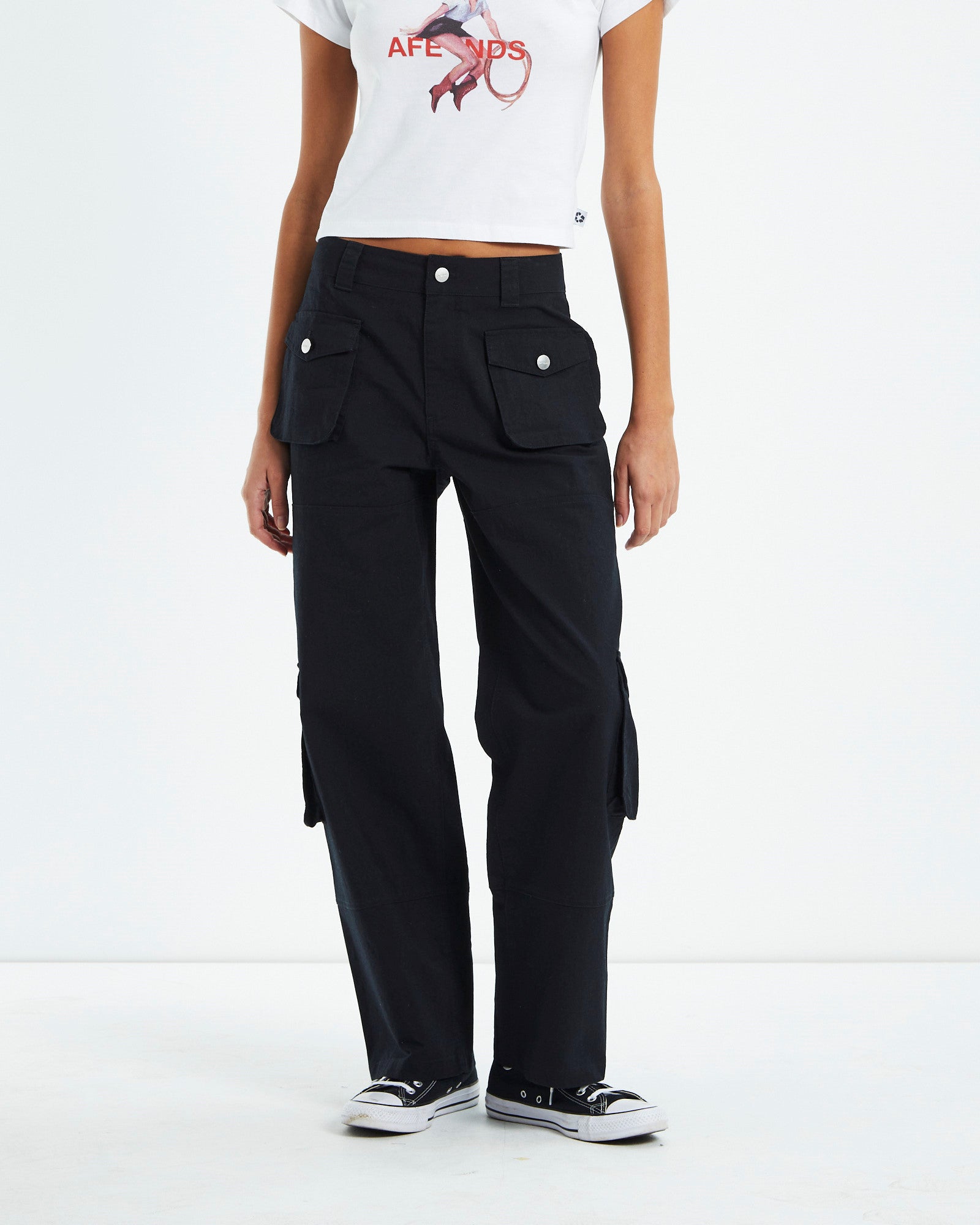 Recycled Cargo Pants Black – General Pants Co.