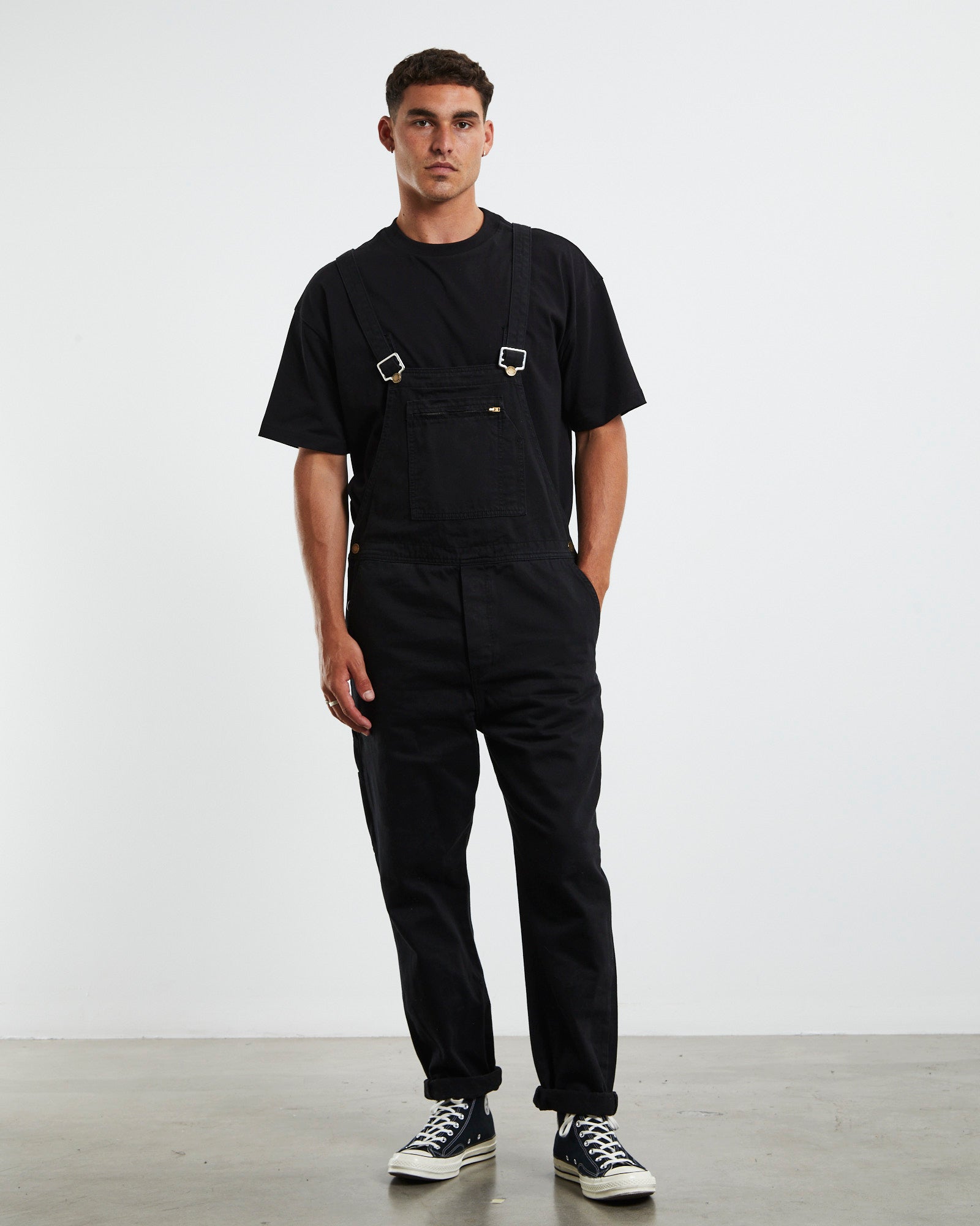 Trade Denim Overalls Black – General Pants Co.