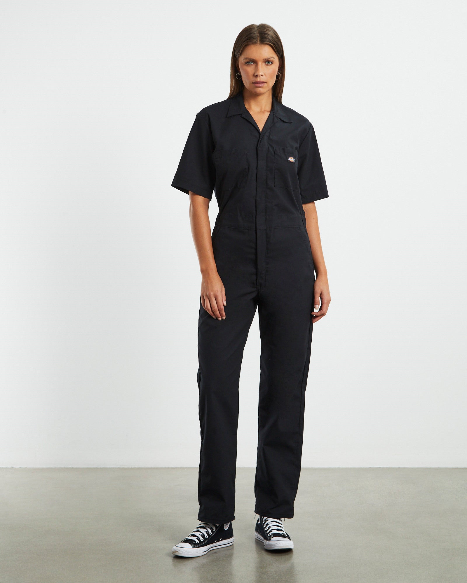 Short Sleeve Coverall Black – General Pants Co.
