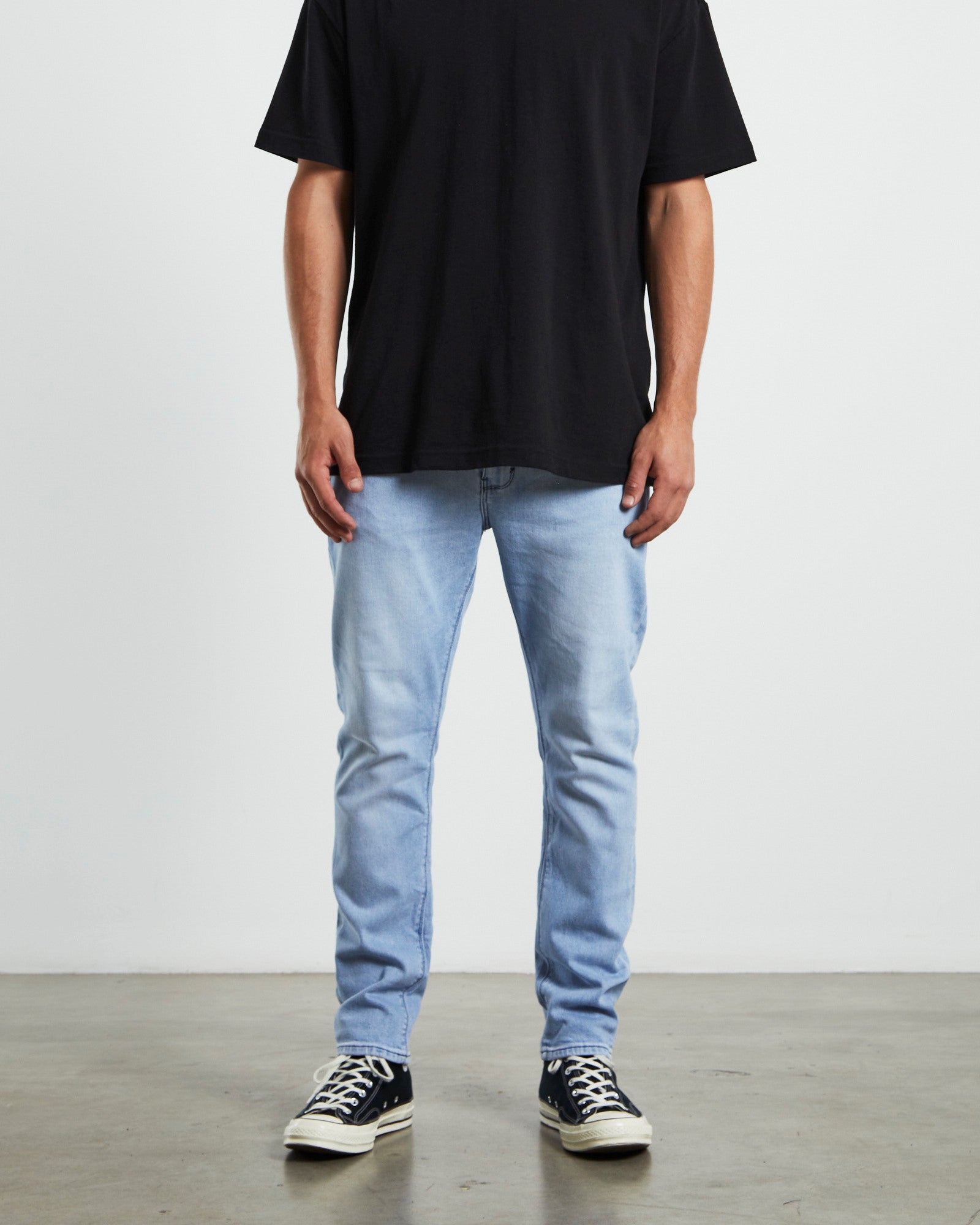 A Dropped Slim Denim Jeans Ultra World – General Pants Co.
