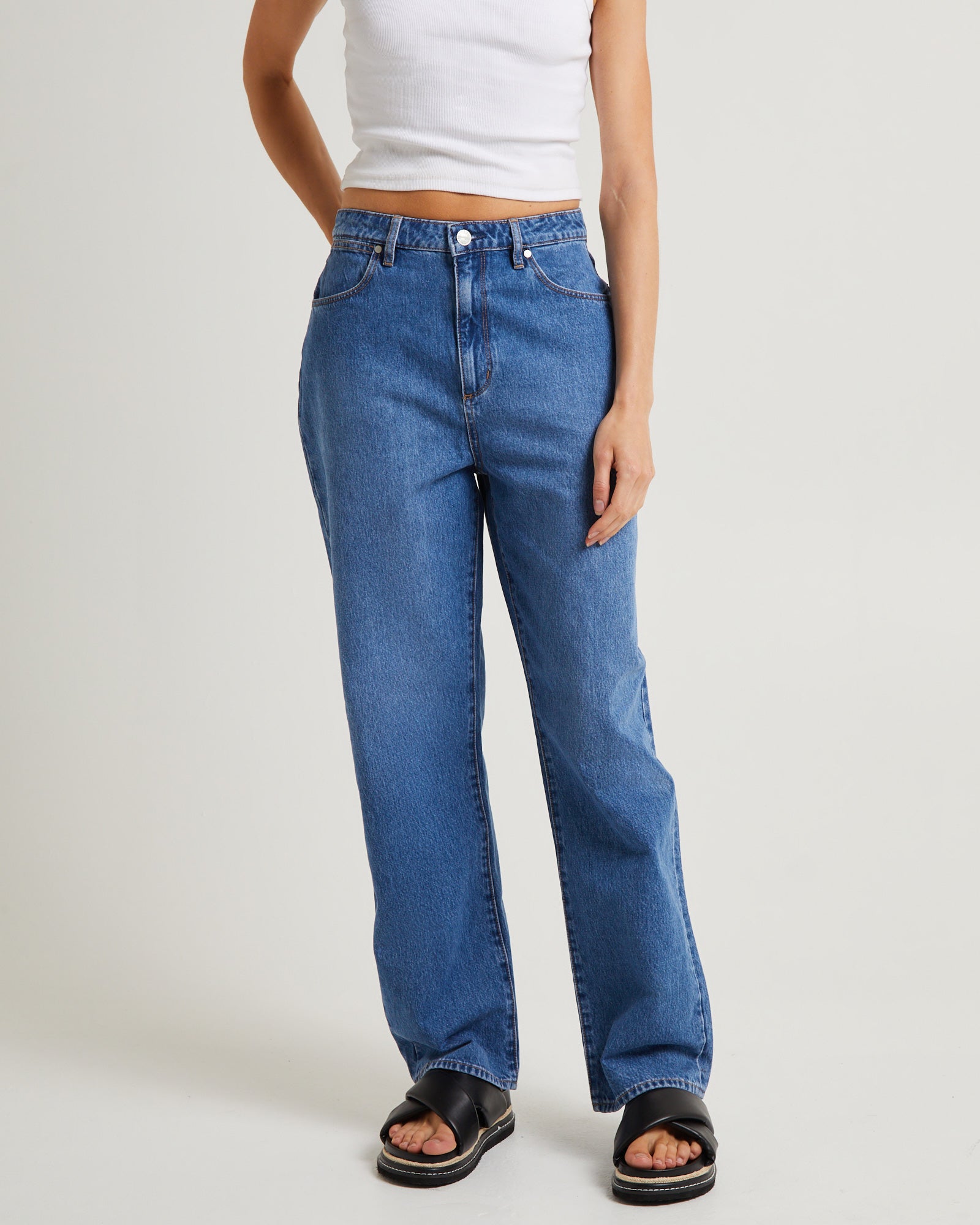 Hi Bella Baggy Denim Jeans Eternity – General Pants Co.