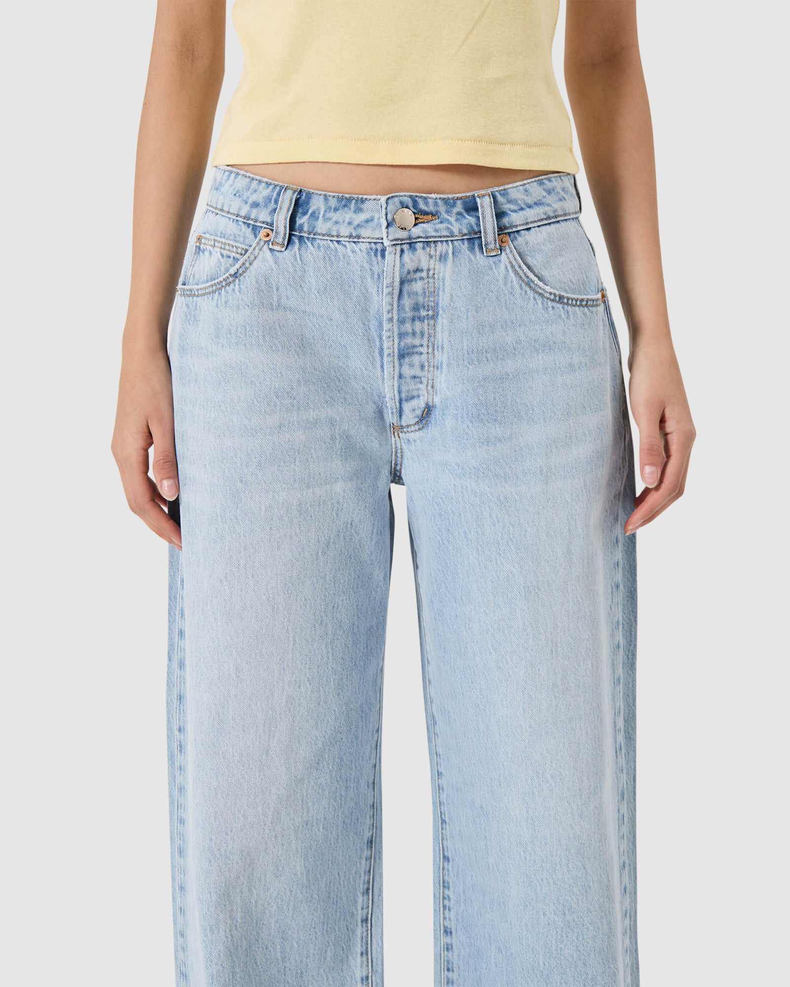 Kate Baggy Denim Jeans Breezy Blue – General Pants Co.